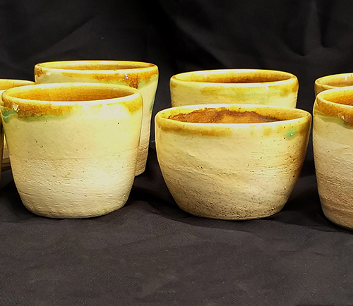 Ceramic Stoneware Small Brown Cups - Swallow Ceramics